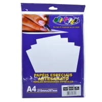 PAPEL COUCHÊ BRANCO 170G/A4 50 FOLHAS – OFF PAPER